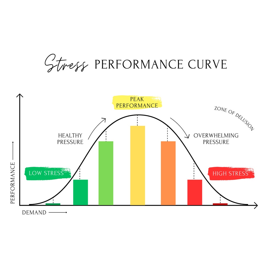 Stress Performance Curve, Mood Chart, DBT Poster, Coping Skills ...