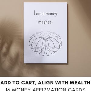 Money Affirmation Cards Printable, Abundance and Wealth Affirmation ...