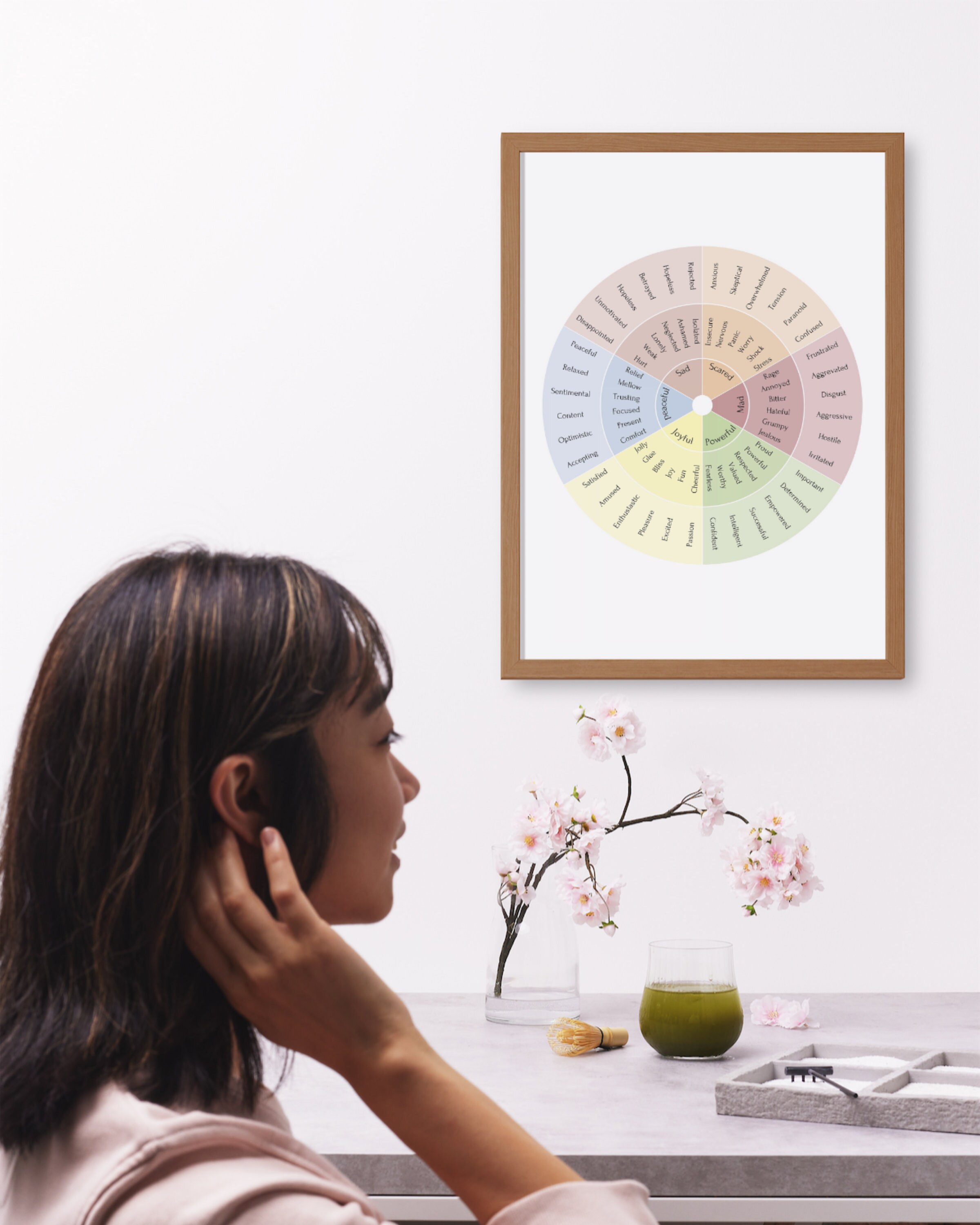 Feelings Wheel, Emotions Wheel, Mental Health Posters, Counselling ...