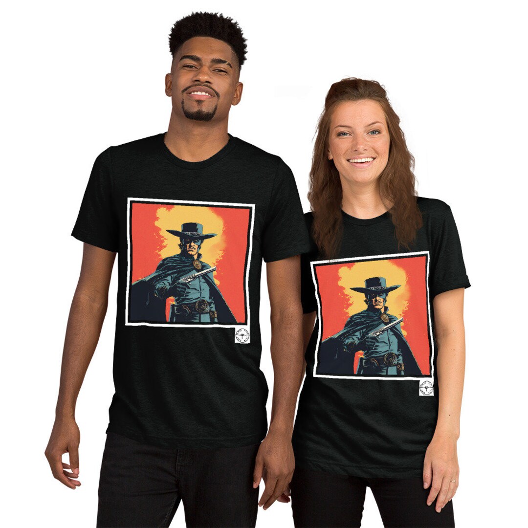 Unisex Triblend T-shirt Pop Art the Masked Bandito - Etsy