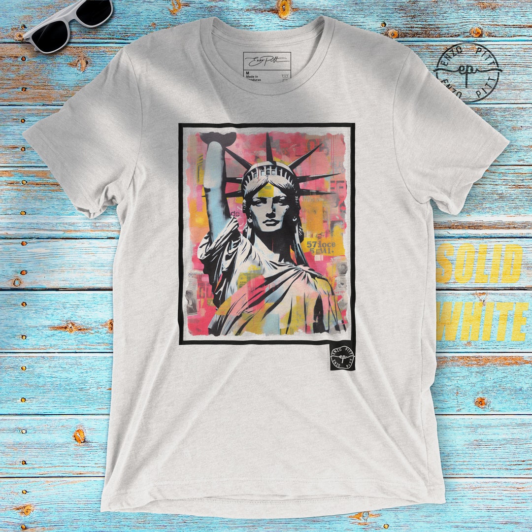 Statue of Liberty Tshirt, Iconic Landmark Shirt, New York Tee, Cause It ...