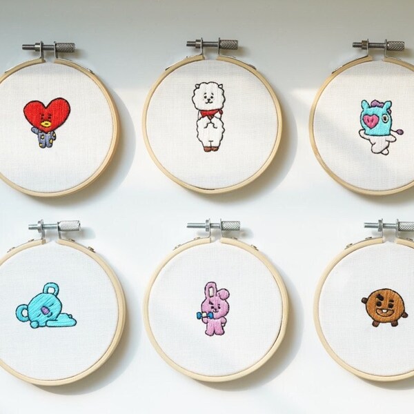 Bts Embroidery - Etsy