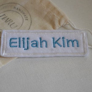 Personalized English Name Tag Patches - Etsy