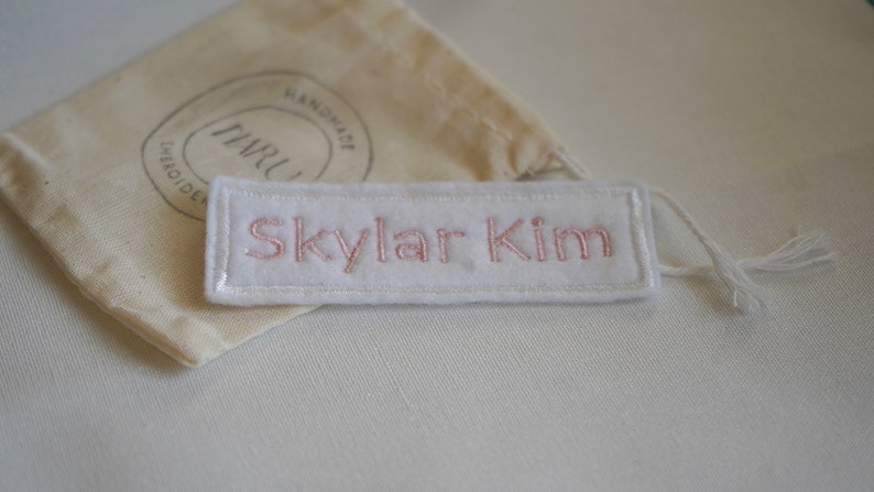 Personalized English Name Tag Patches - Etsy