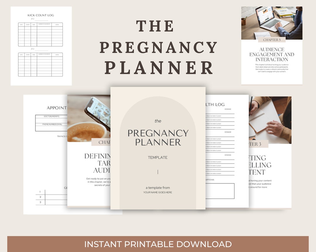 Pregnancy Planner Printable Printable Pregnancy Journal - Etsy