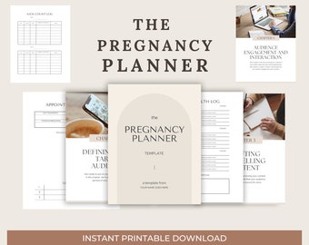 Pregnancy Planner Printable, Printable Pregnancy Journal, Expecting Mom ...