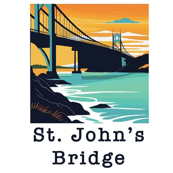 St Johns Bridge - Etsy
