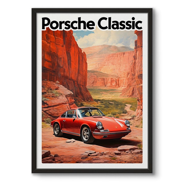 Porsche Cowboys Wall Art - Etsy