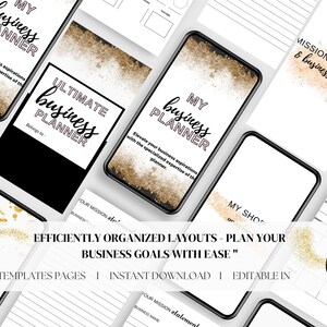 Digital Small BUSINESS Startup PLANNER, Downloadable, Printable ...