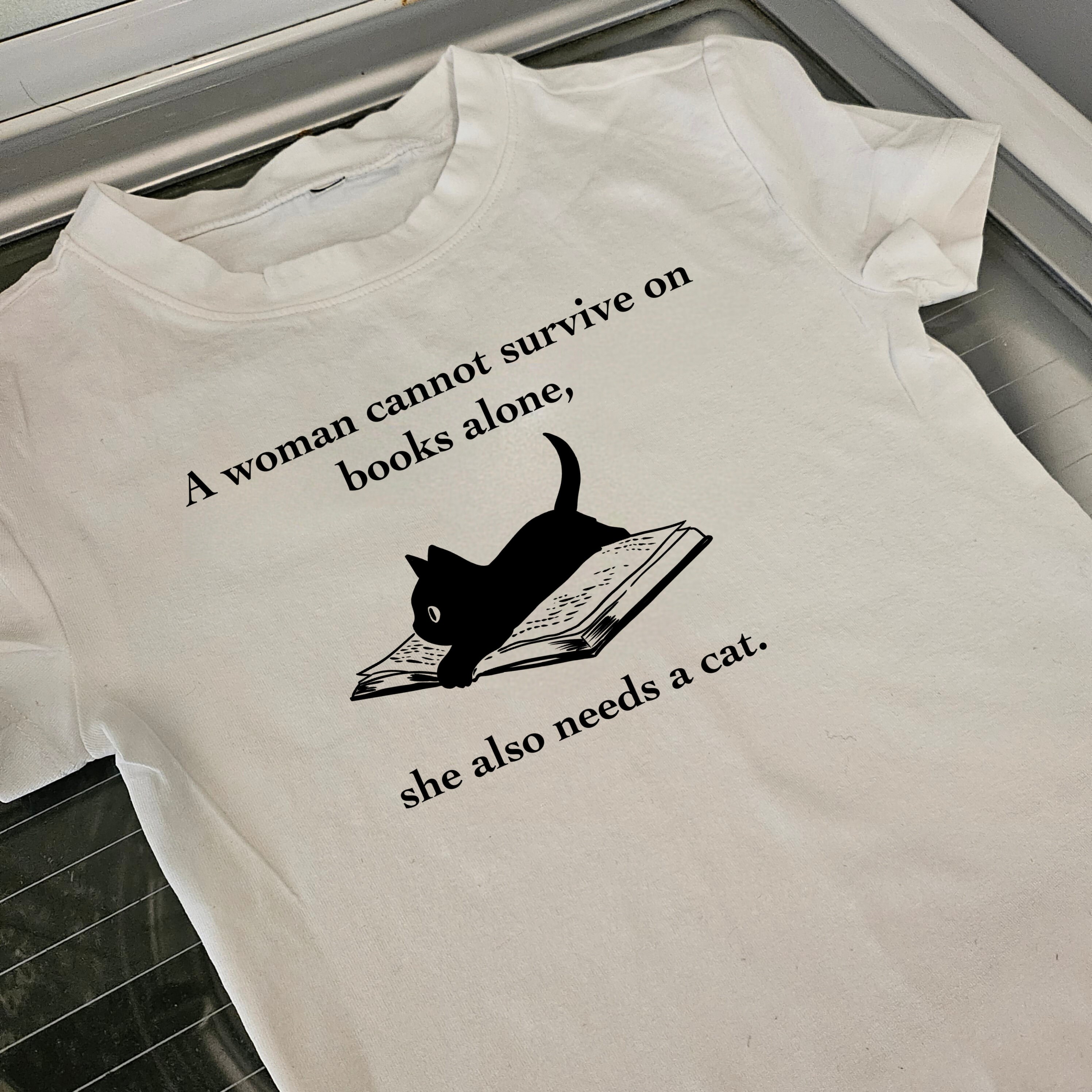 Y2K, Cats, Reading Books Baby Tee, Women's, Crop Top - Etsy