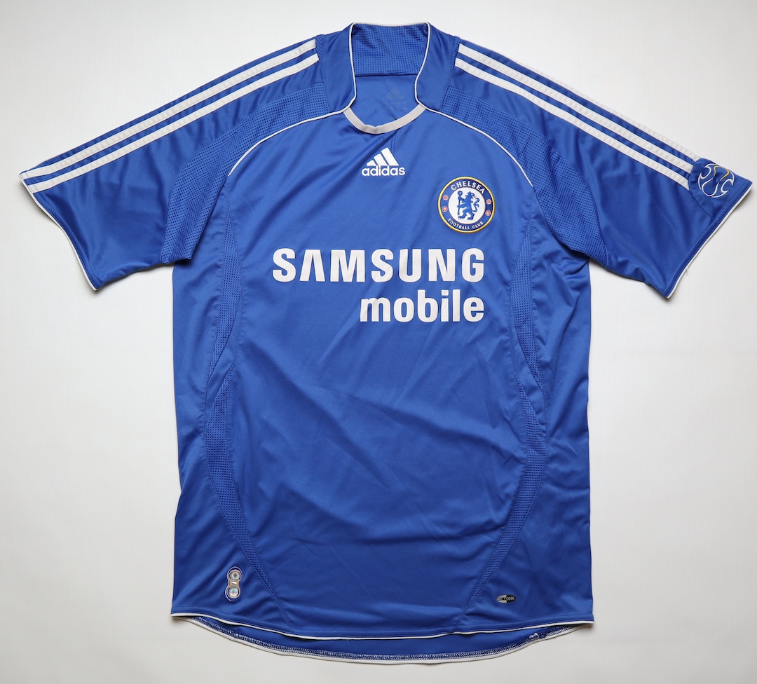 Chelsea 2006/2007/2008 Home Football Shirt Soccer Jersey Adidas Blue ...