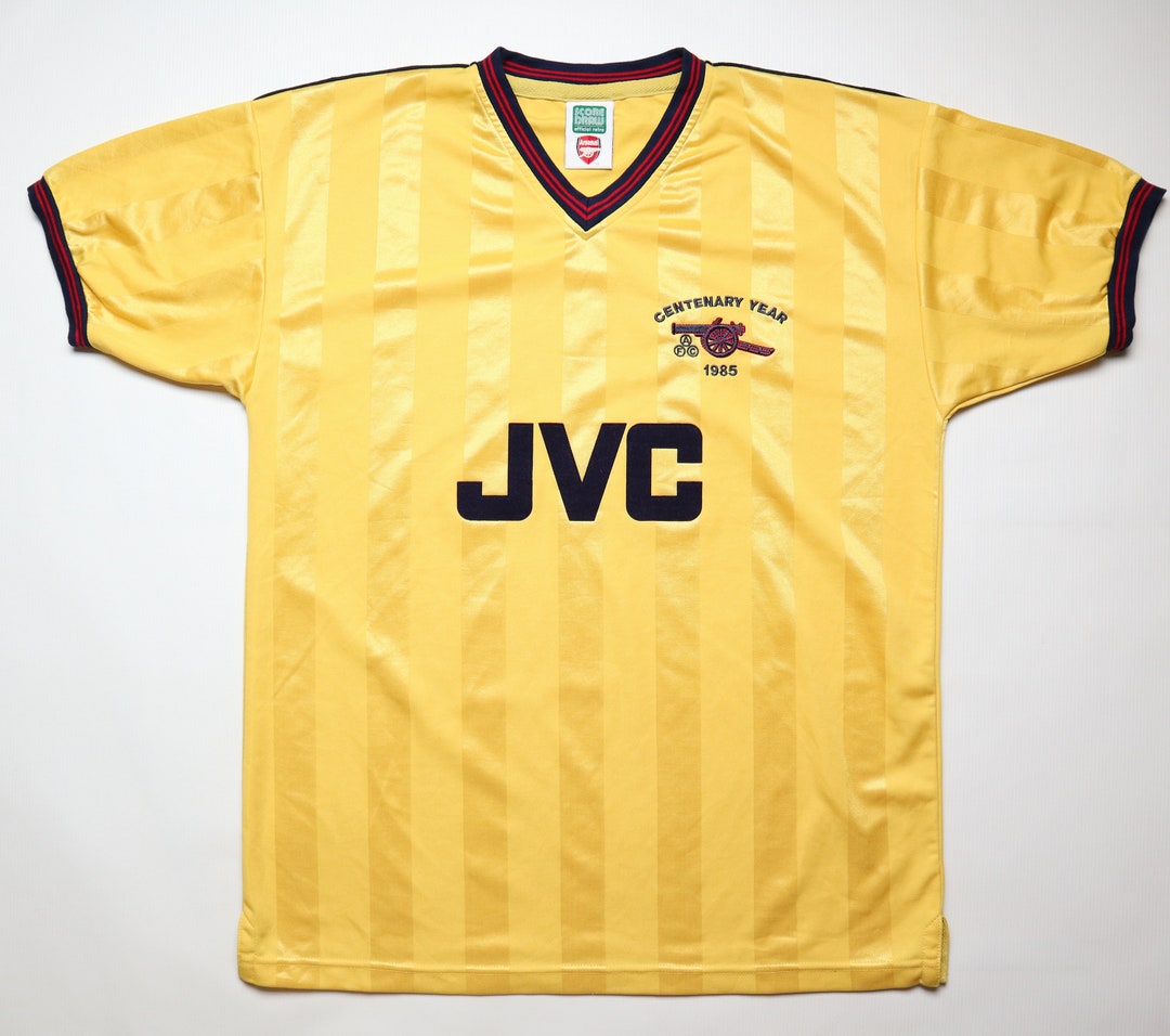 Arsenal 1985 Away 100 Years Centenary Retro Replica Football - Etsy