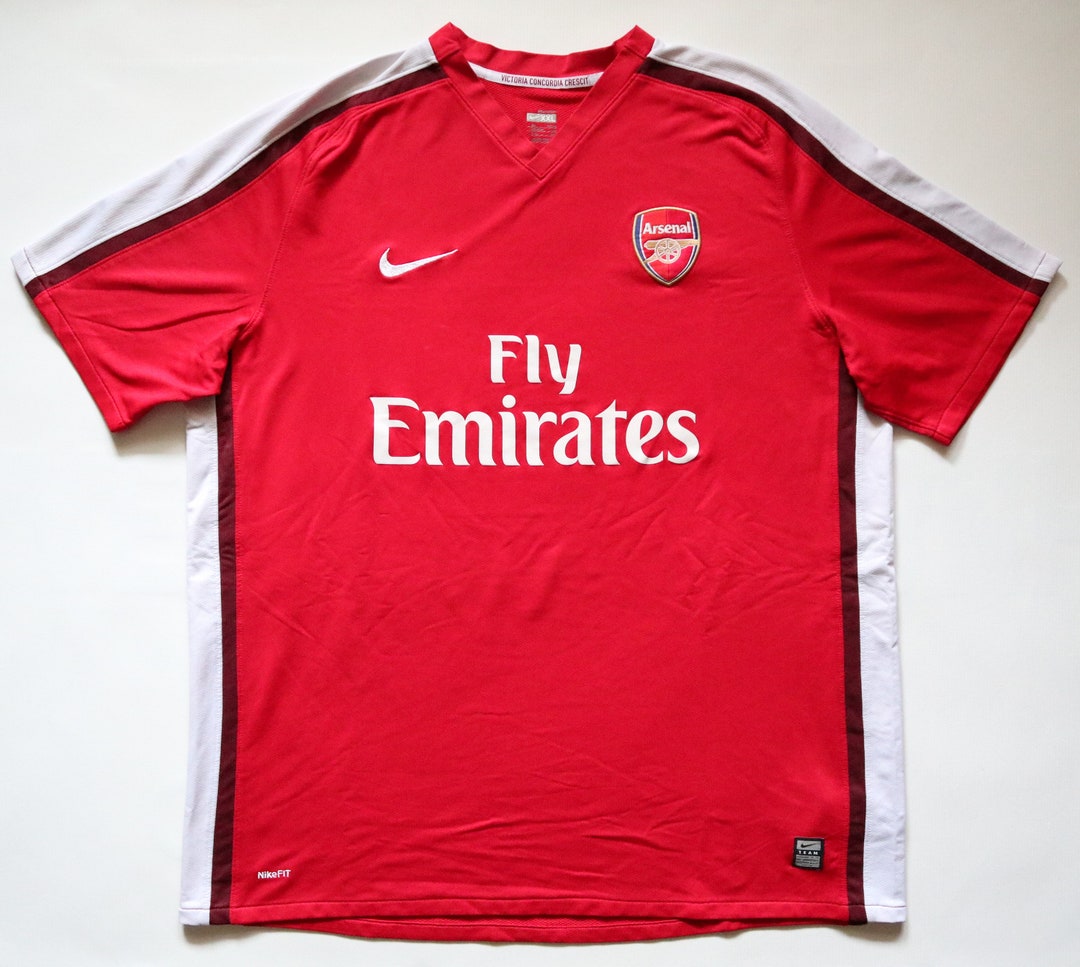 Arsenal 2008/2009/2010 Home Football Shirt Soccer Jersey Nike Red ...
