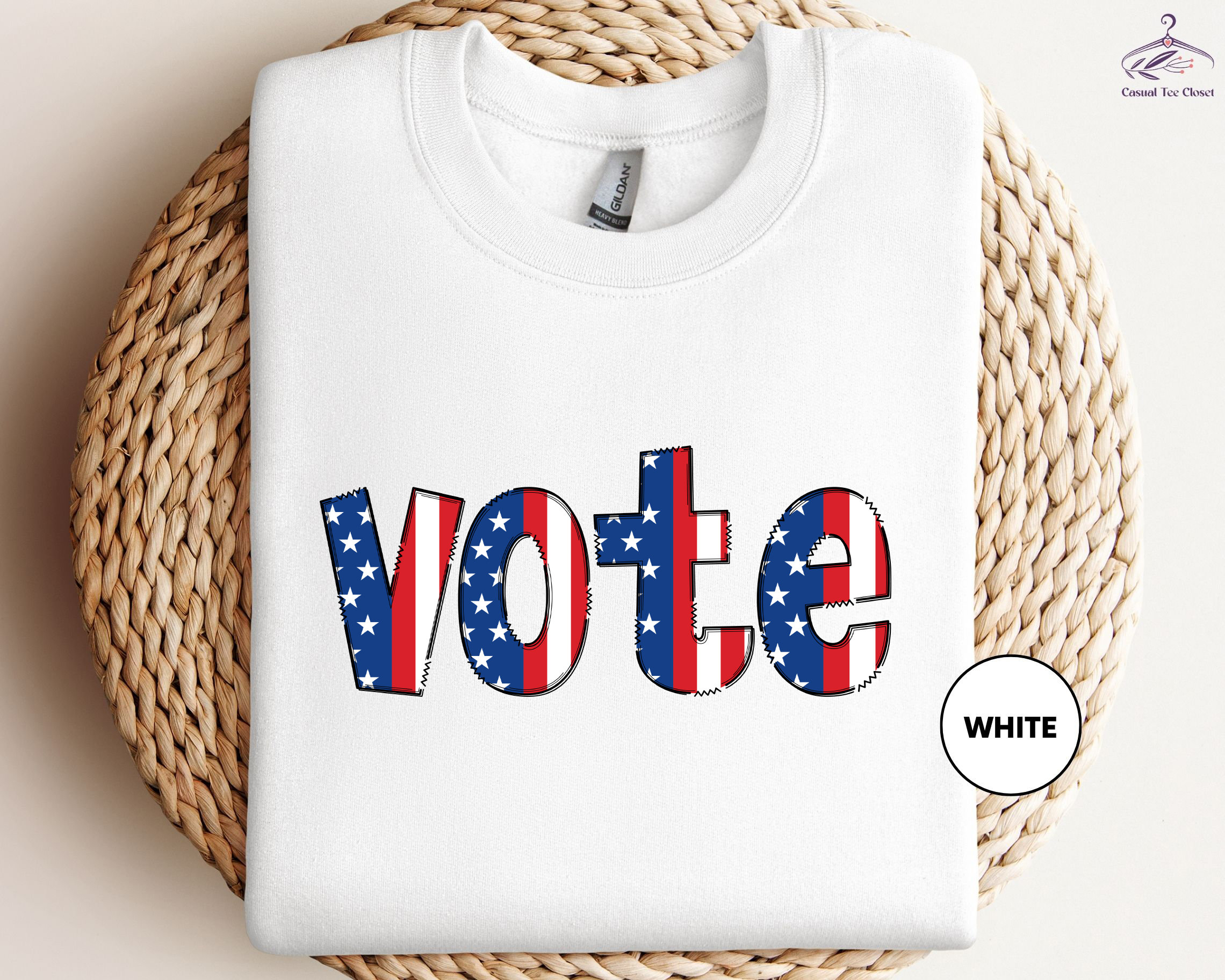 American Flag Vote Sweatshirt, Election 2024 Sweatshirt, Politics ...