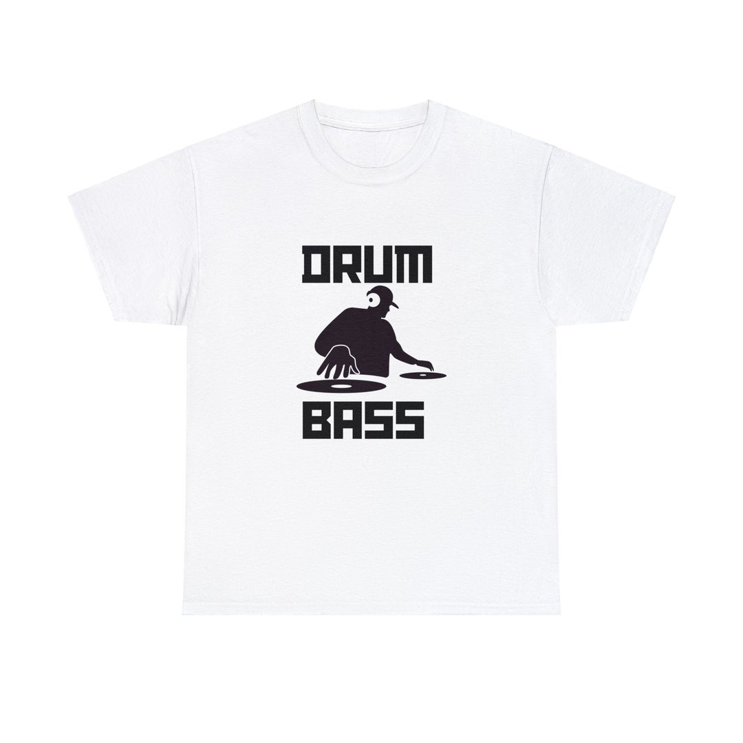 Drum and Bass T Shirt Gift for Raver Tshirt. Heavyweight Cotton Tee - Etsy