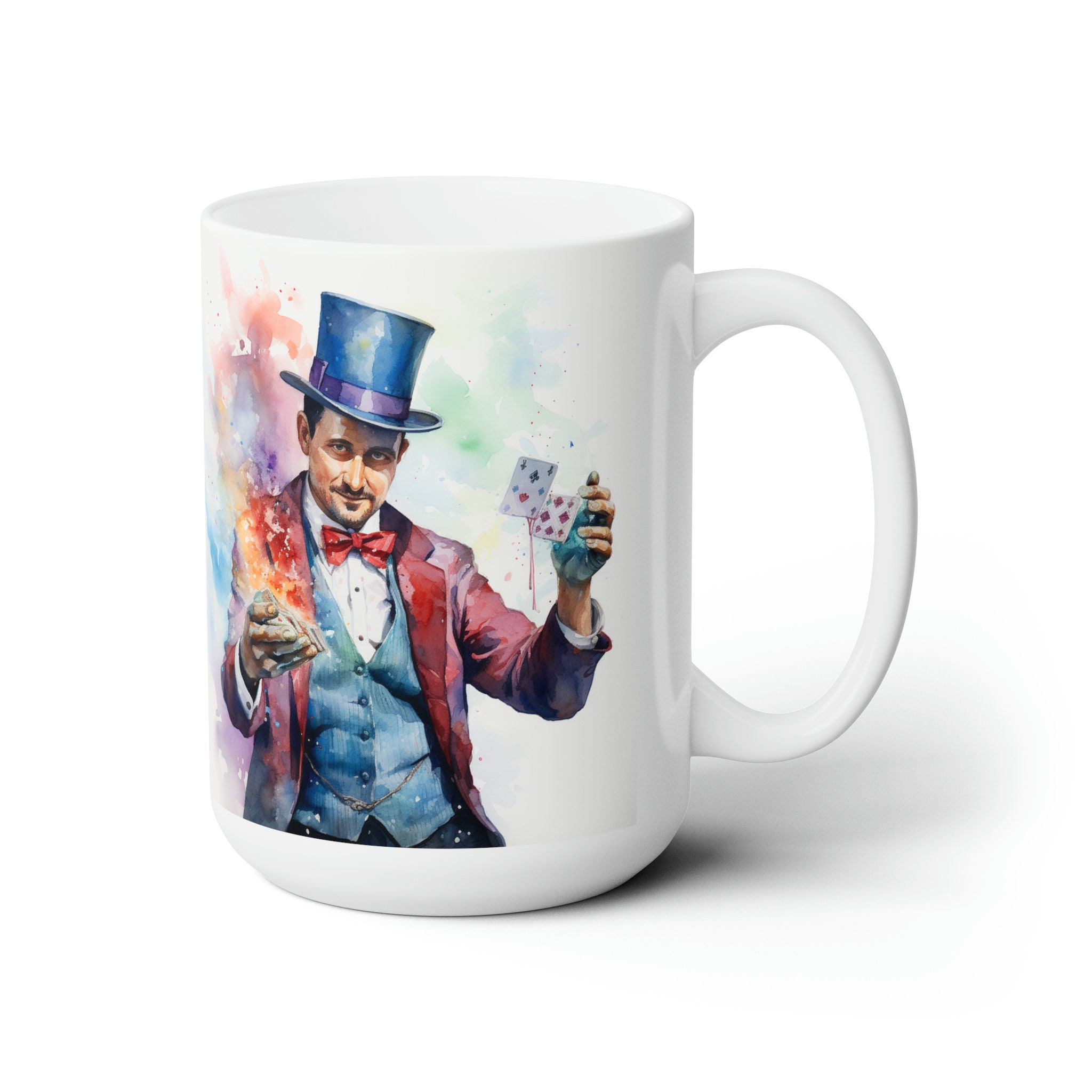 Magician Mug Magic Tricks, Lover of Magic, Card Magic, Coin Magic, Rope ...