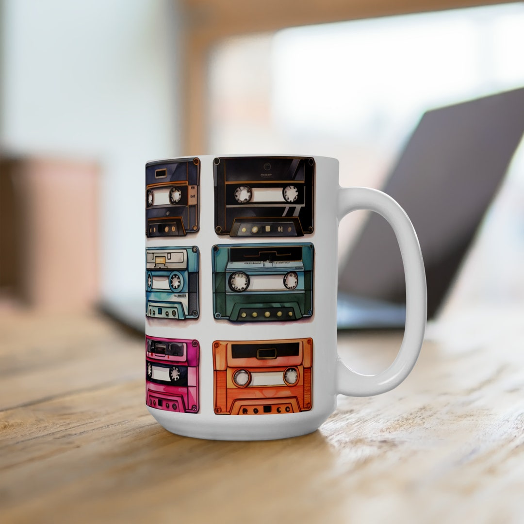 Cassette Tape Mug Lover of Music Cassette Player Gift - Etsy