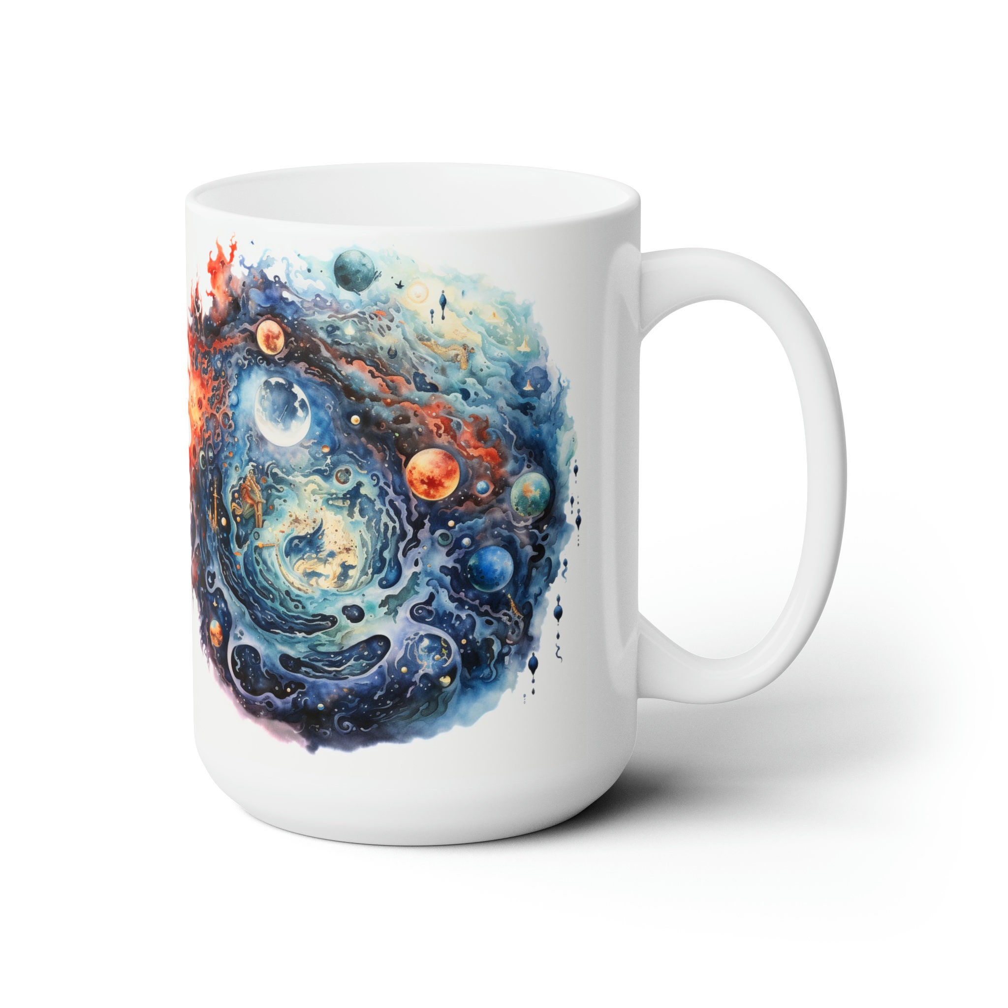 Stars, Universe and Nebulae Coffee Mug Planets, Constellations, Stars ...