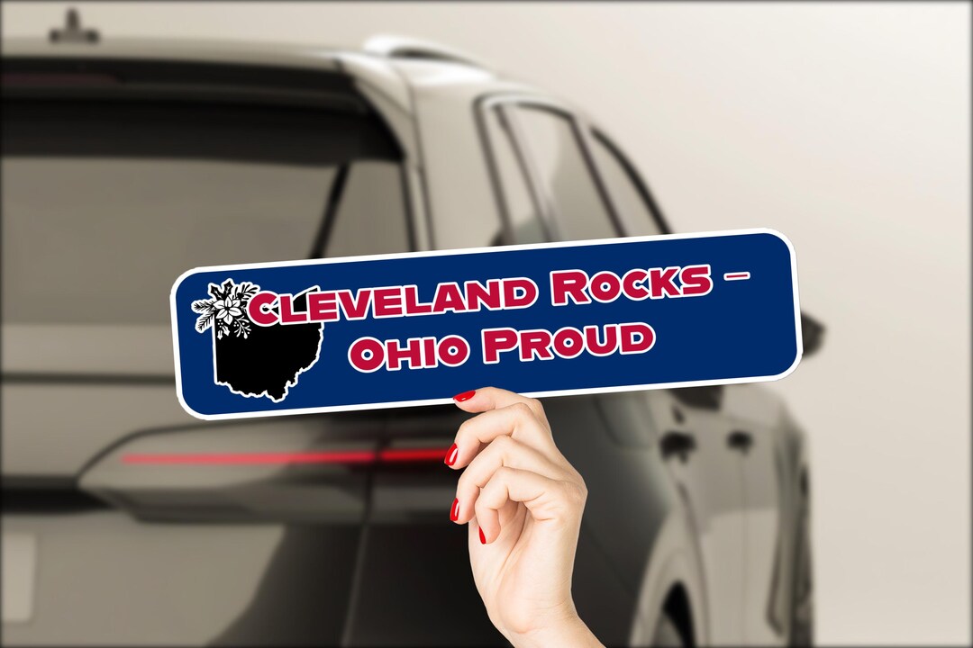 Ohio Bumper Sticker State Pride Waterproof Vinyl Car Decal American USA ...
