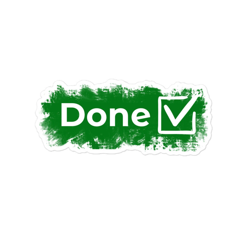 To Do Checklist Planner Stickers Sheet Done Tasks List Journal ...