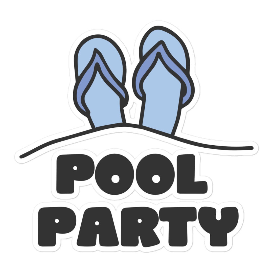 Summer Beach Stickers Tropic Vacations Pool Party Vinyl Decal for ...