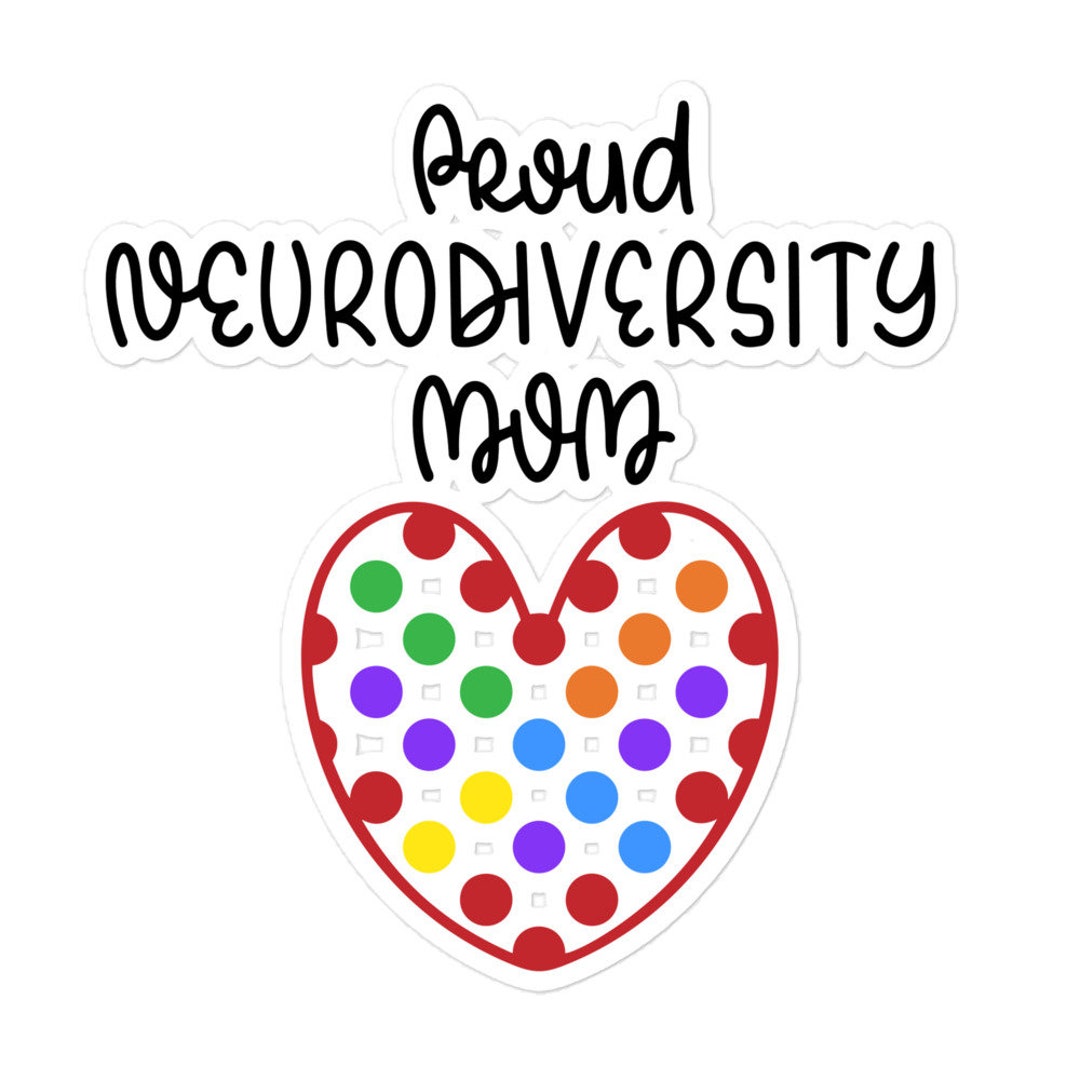 Neurodiversity Sticker ADHD BPD Anxiety Bipolar Disorder Mental Health ...
