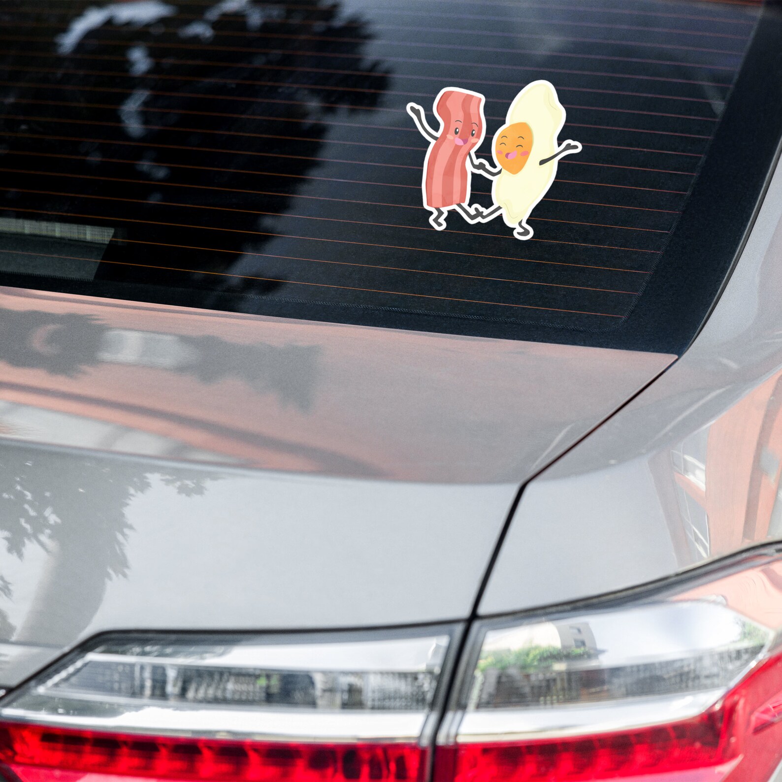 Food Stickers Kawaii Dancing Eggs Bacon Tasty Aesthetic Kitchen ...