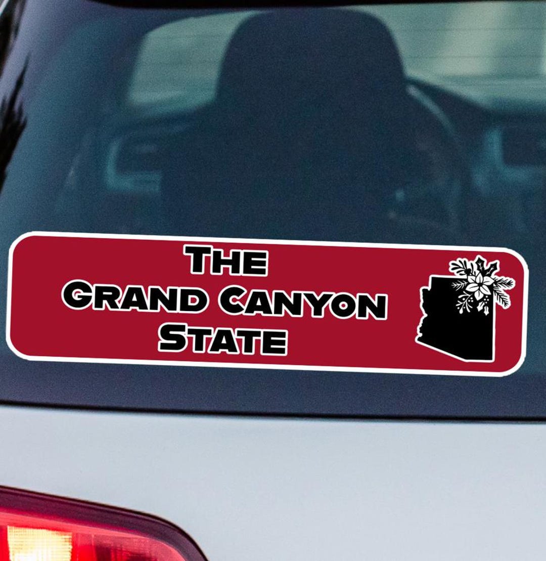 Arizona Bumper Sticker State Pride Waterproof Vinyl Car Decal American ...