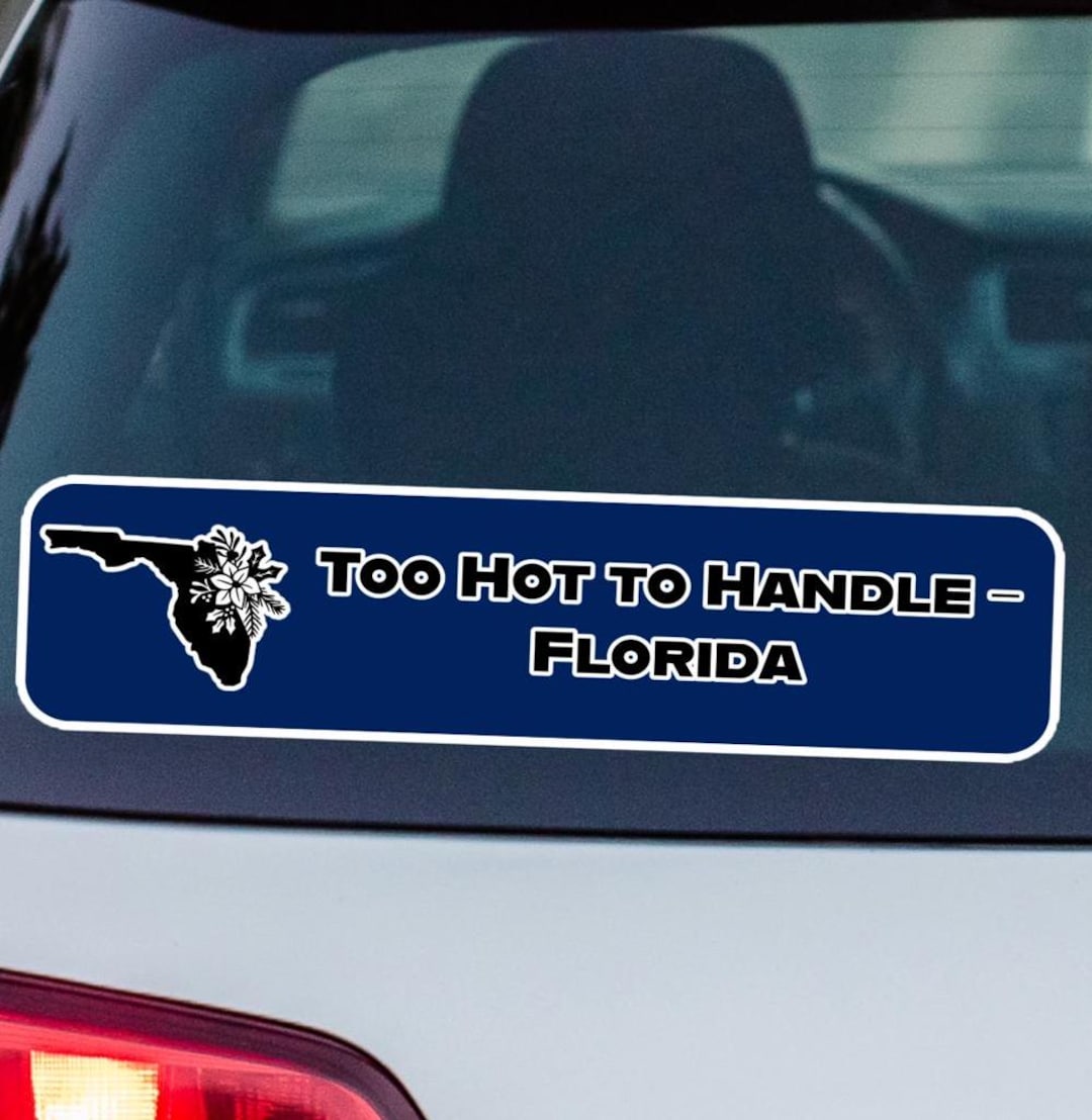 Florida Bumper Sticker State Pride Waterproof Vinyl Car Decal American ...