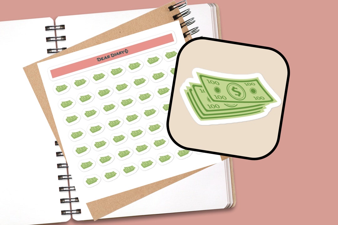 49 Habit Tracker Money Savings Planner Stickers Sheet Challenge Goal ...