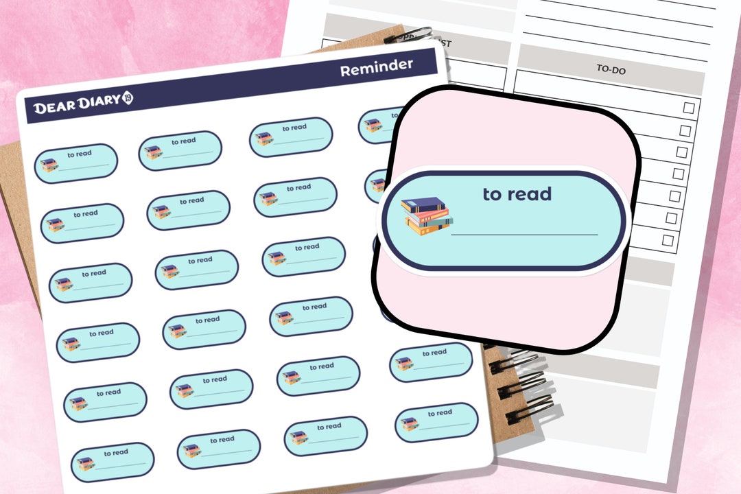 Academic Planner Stickers Sheet Checkpoint Reminder Checklist Tracker ...