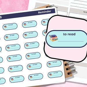 Academic Planner Stickers Sheet Checkpoint Reminder Checklist Tracker ...