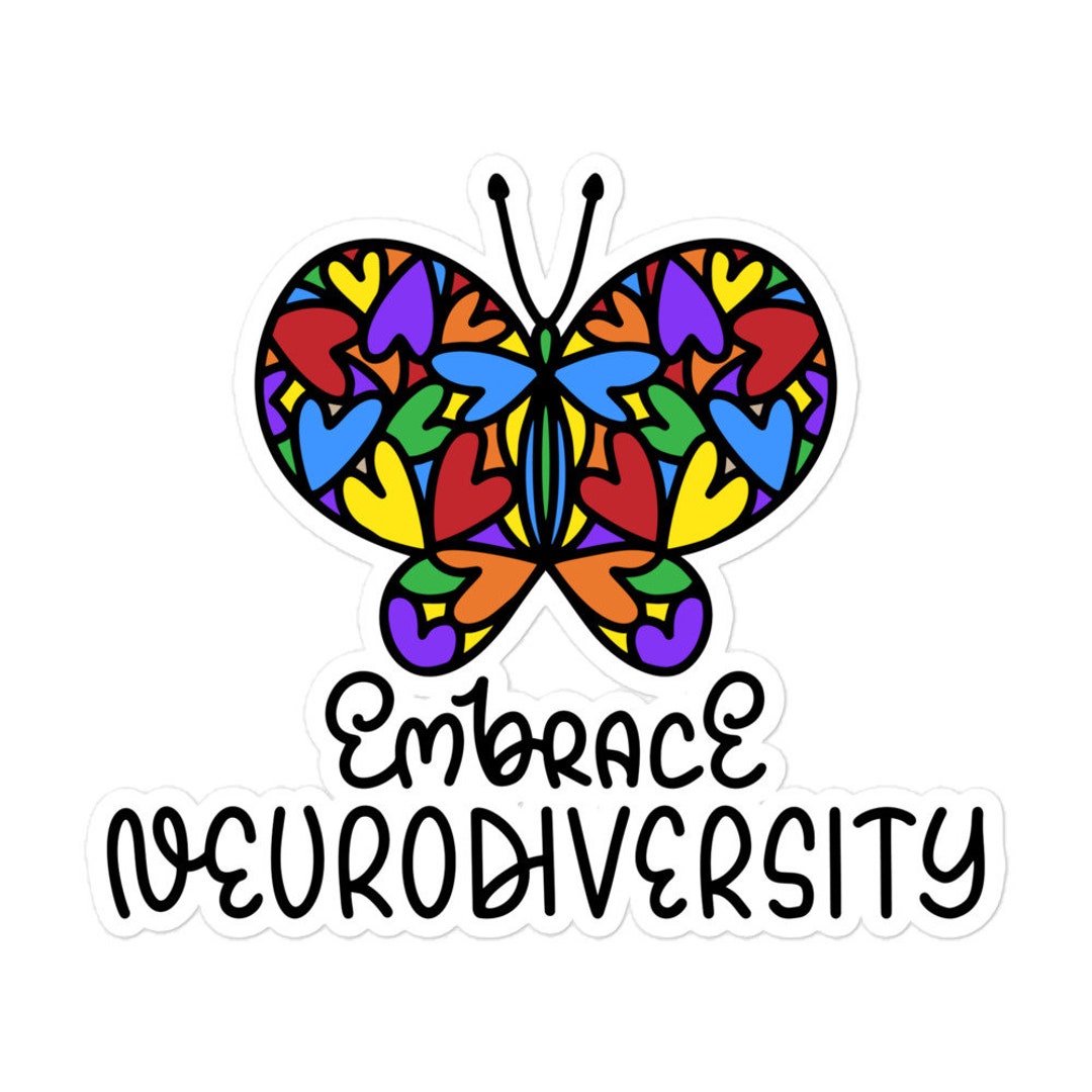 Neurodiversity Sticker ADHD BPD Anxiety Bipolar Disorder Mental Health ...