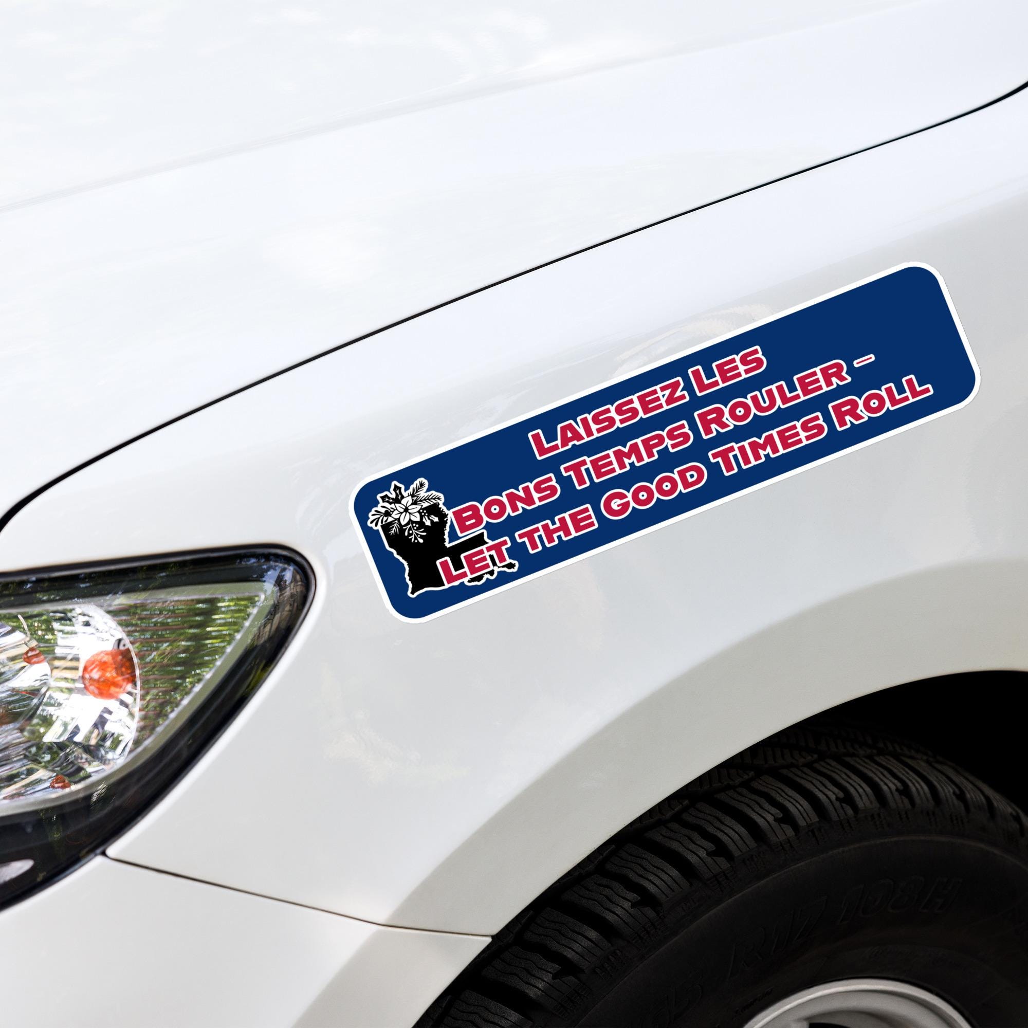 Louisiana Bumper Sticker State Pride Waterproof Vinyl Car Decal ...