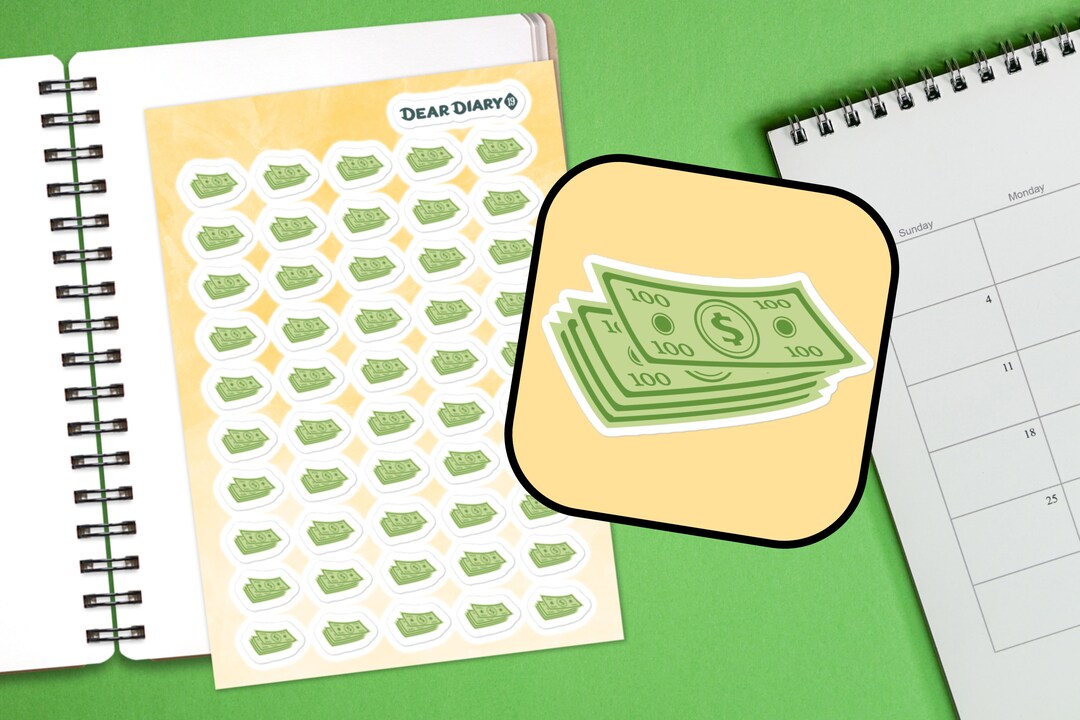 50 Habit Tracker Money Savings Planner Stickers Sheet Challenge Goal ...