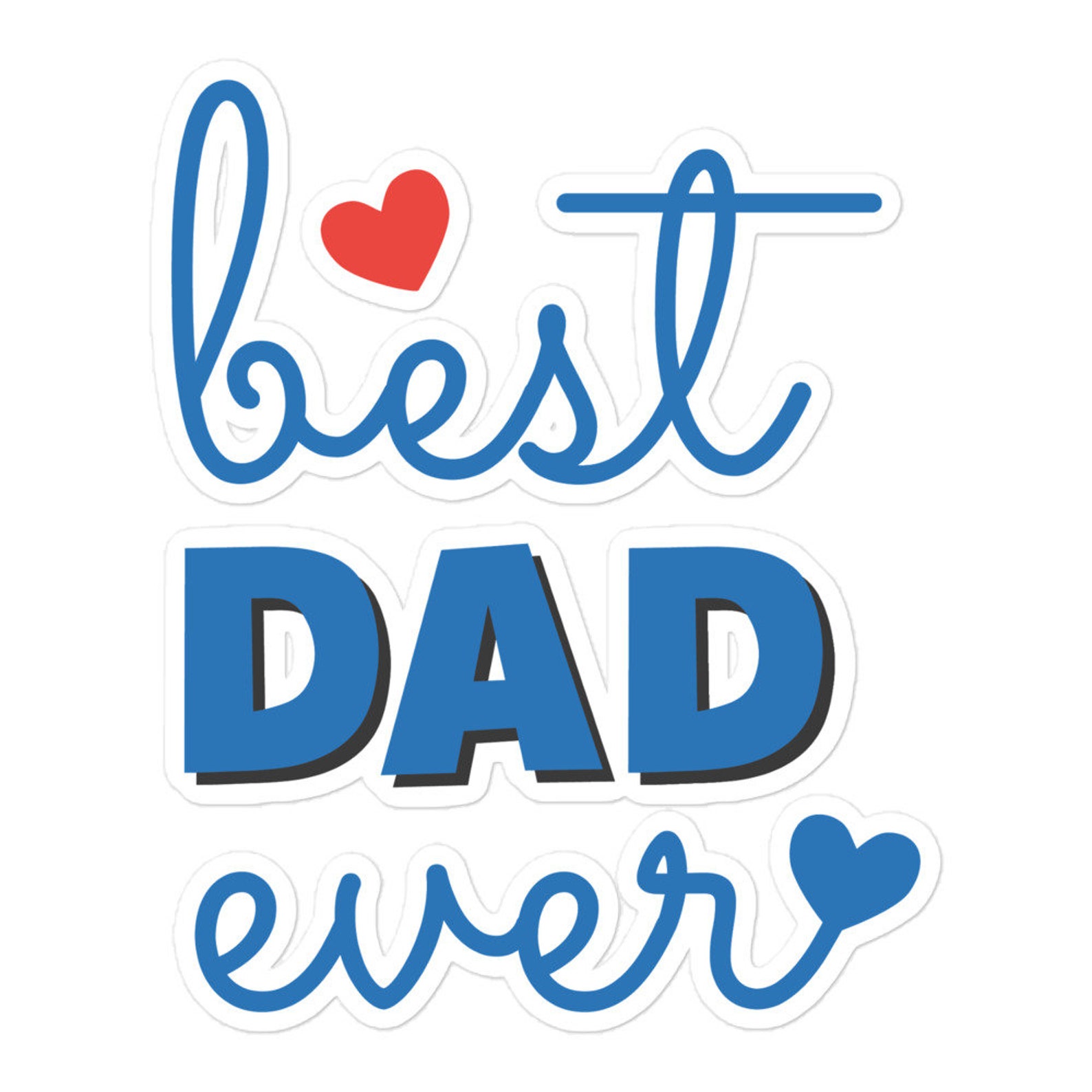 Father Day Stickers Funny Cute Dad Grandpa Gift Vinyl Car Decal ...