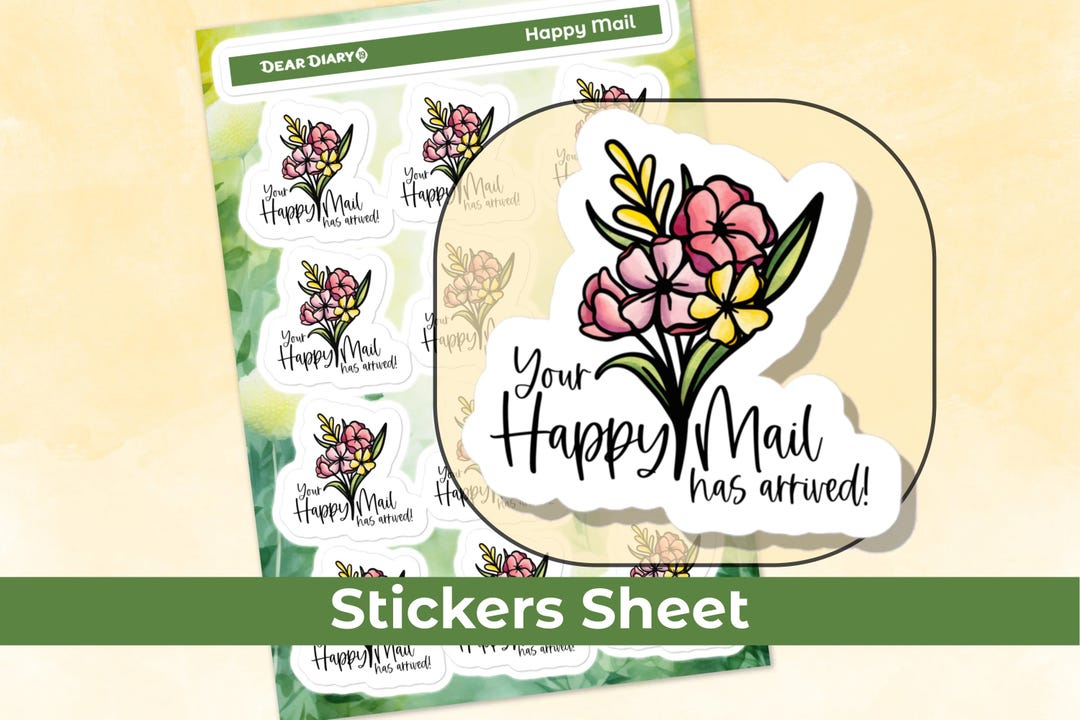 Small Business Stickers Sheet Cute Seller Gifts Handmade Planner Made ...