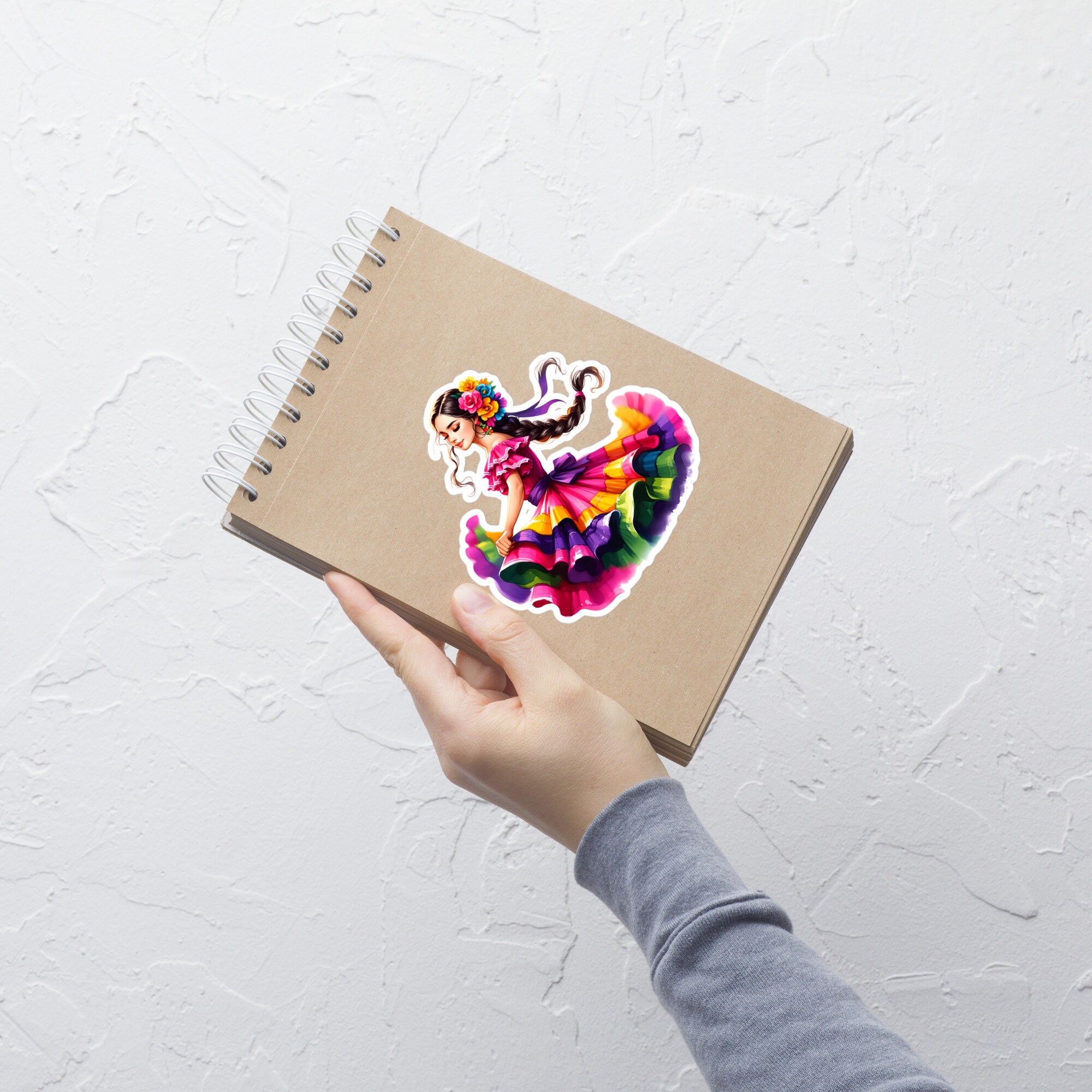 Cinco De Mayo Stickers Ballerina Woman Dancing Mexican Day Mexico's ...