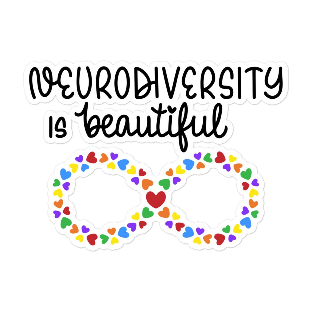 Neurodiversity Sticker ADHD BPD Anxiety Bipolar Disorder Mental Health ...