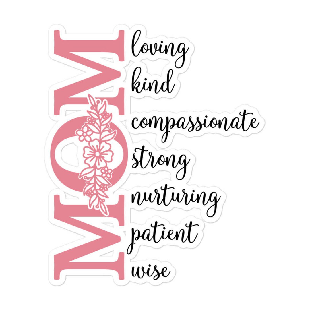 Mother Mom Stickers I Love You Mother Day Gift for Mom Decor Best Mommy ...