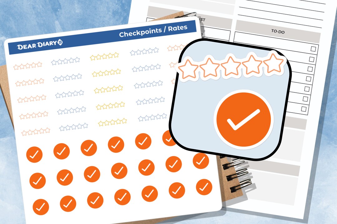 Daily ADHD BPD Planner Stickers Sheet Anxiety Bipolar Disorder Mental ...