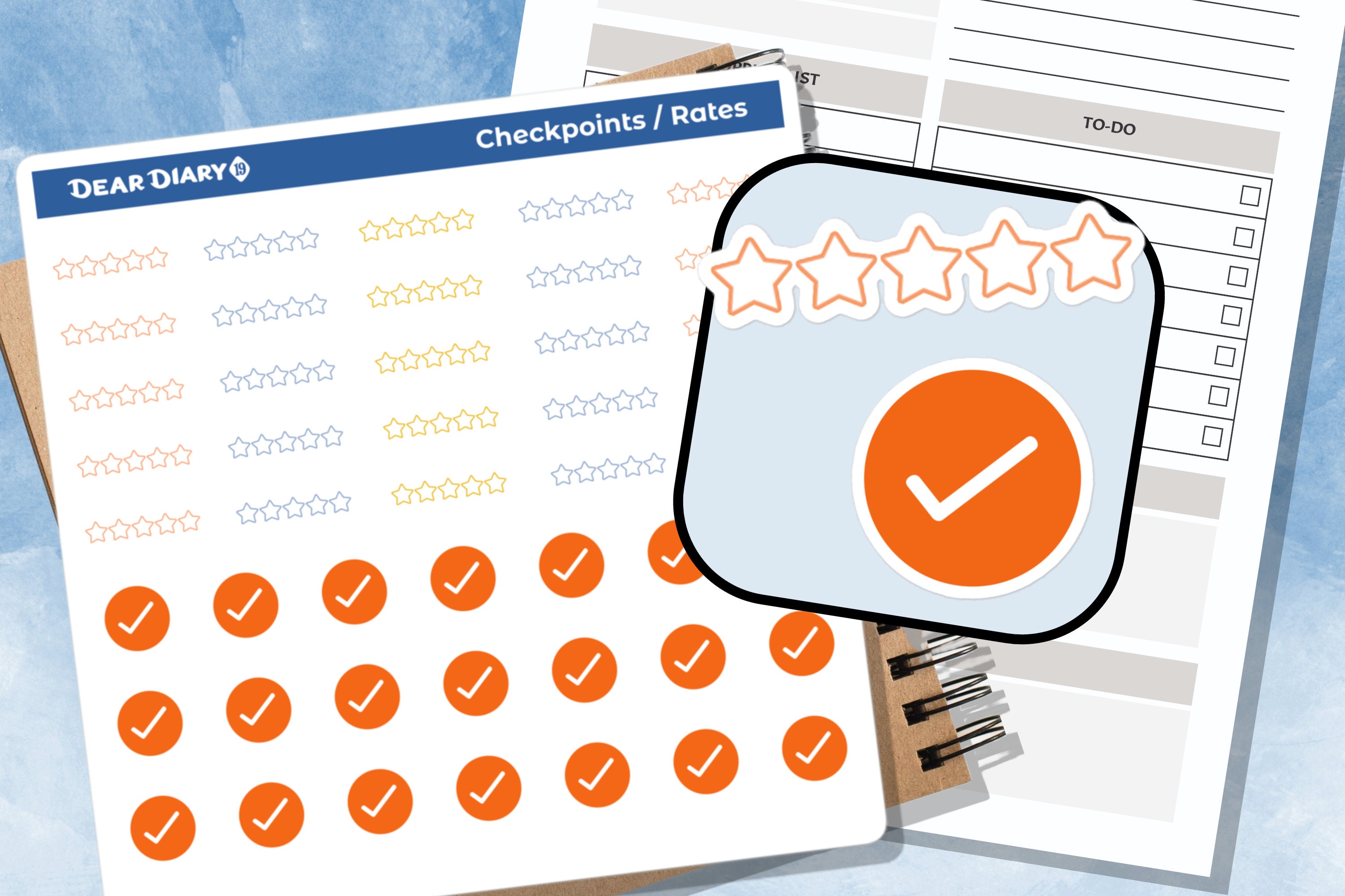 Daily ADHD BPD Planner Stickers Sheet Anxiety Bipolar Disorder Mental ...