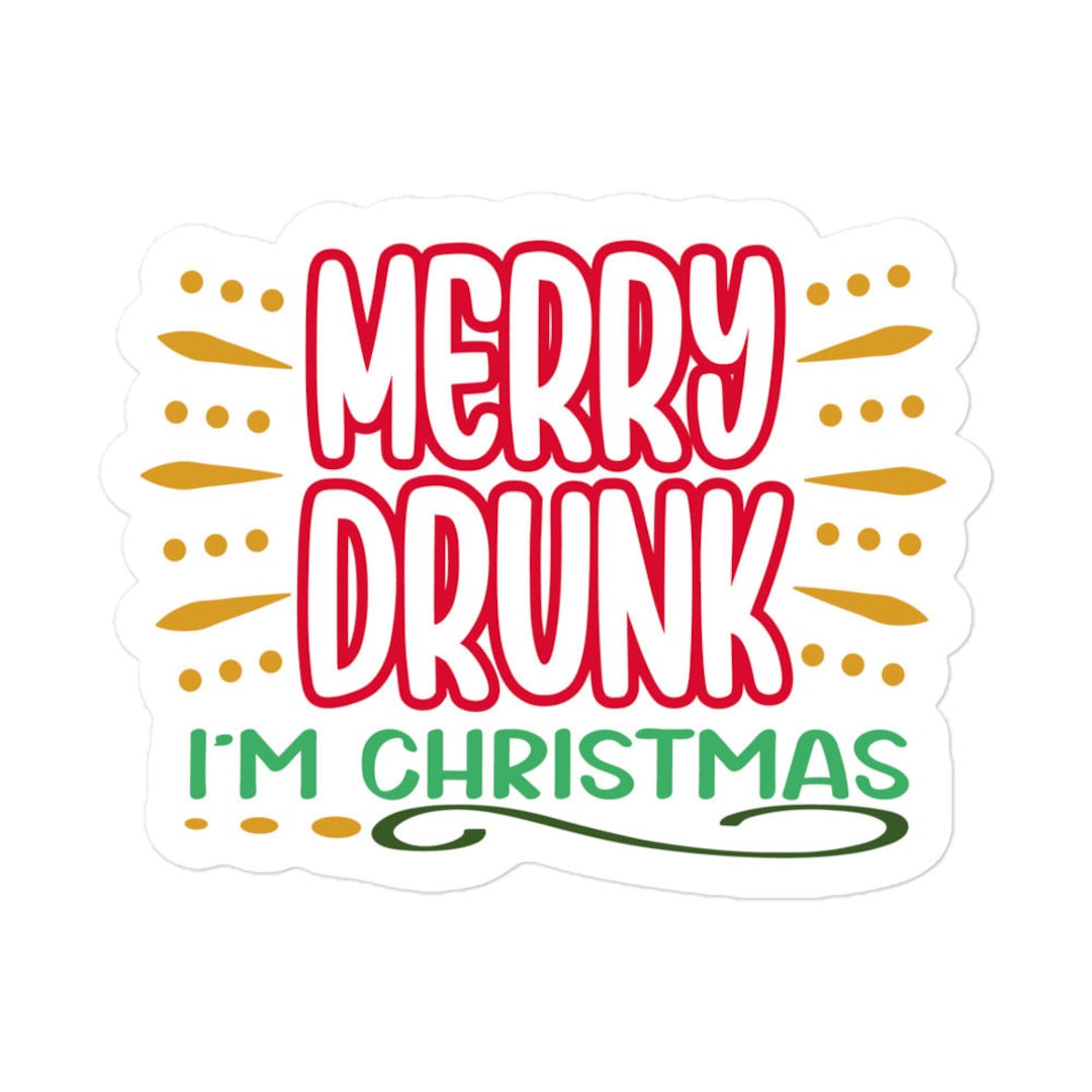 Funny Christmas Sticker Sarcastic Quotes Sassy Irony Saying Vinyl Decal ...