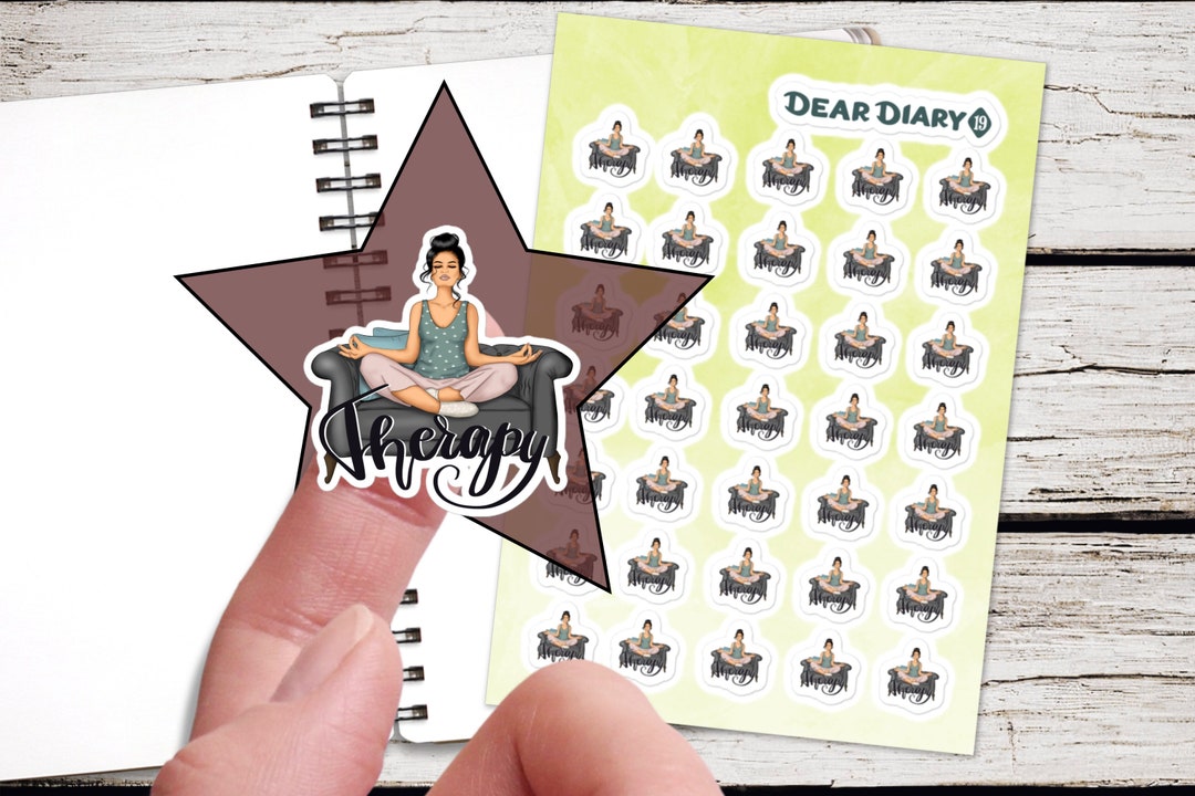 Planner Stickers Sheet Therapy Mental Health Daily to Dos Appointment ...