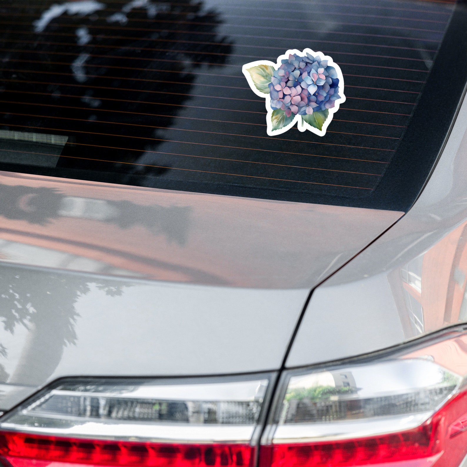 Hydrangea Sticker Floral Blooming Watercolor Petal Greenery Aesthetic ...