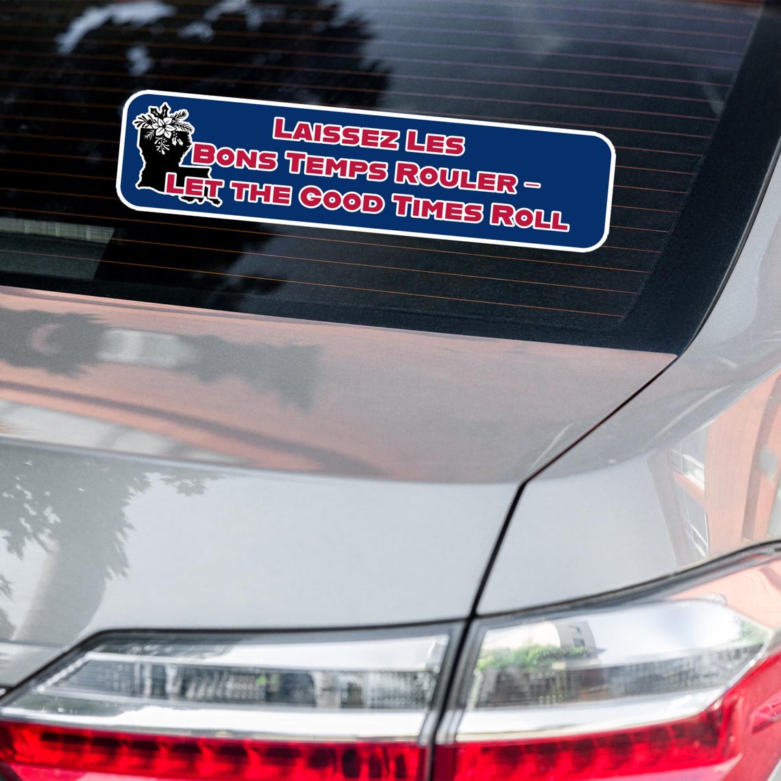 Louisiana Bumper Sticker State Pride Waterproof Vinyl Car Decal ...