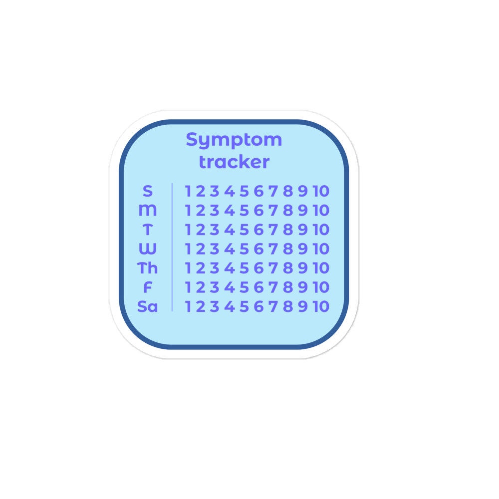 Daily ADHD BPD Planner Stickers Sheet Anxiety Bipolar Disorder Mental ...