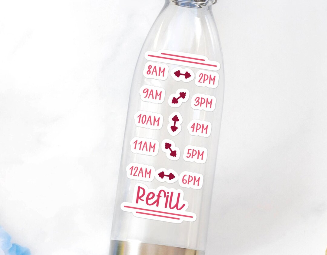 Water Tracker Sticker Drink Hydration Tracker for Water Bottle Tumbler ...