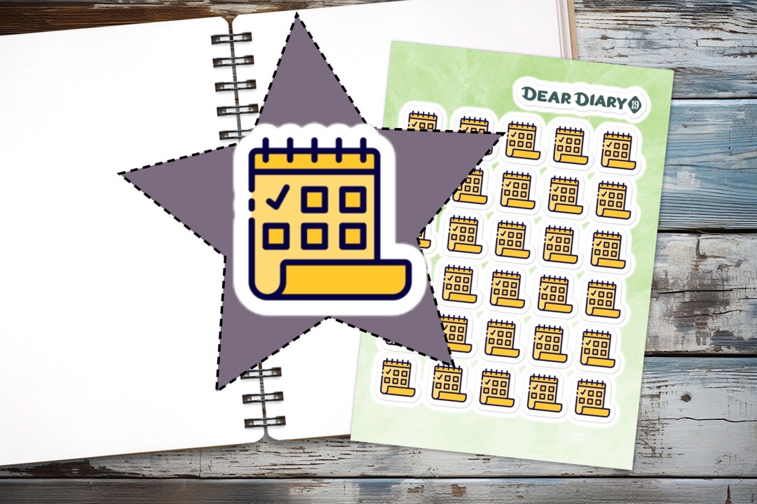 Planner Stickers Sheet Artboard Daily to Dos Appointment Calendar ...