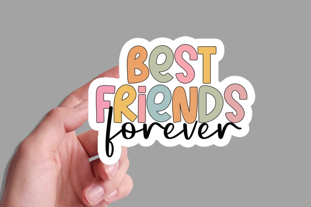 Friendship Stickers Sheet Friend Best Mate Dude Bro Sis Colleague ...